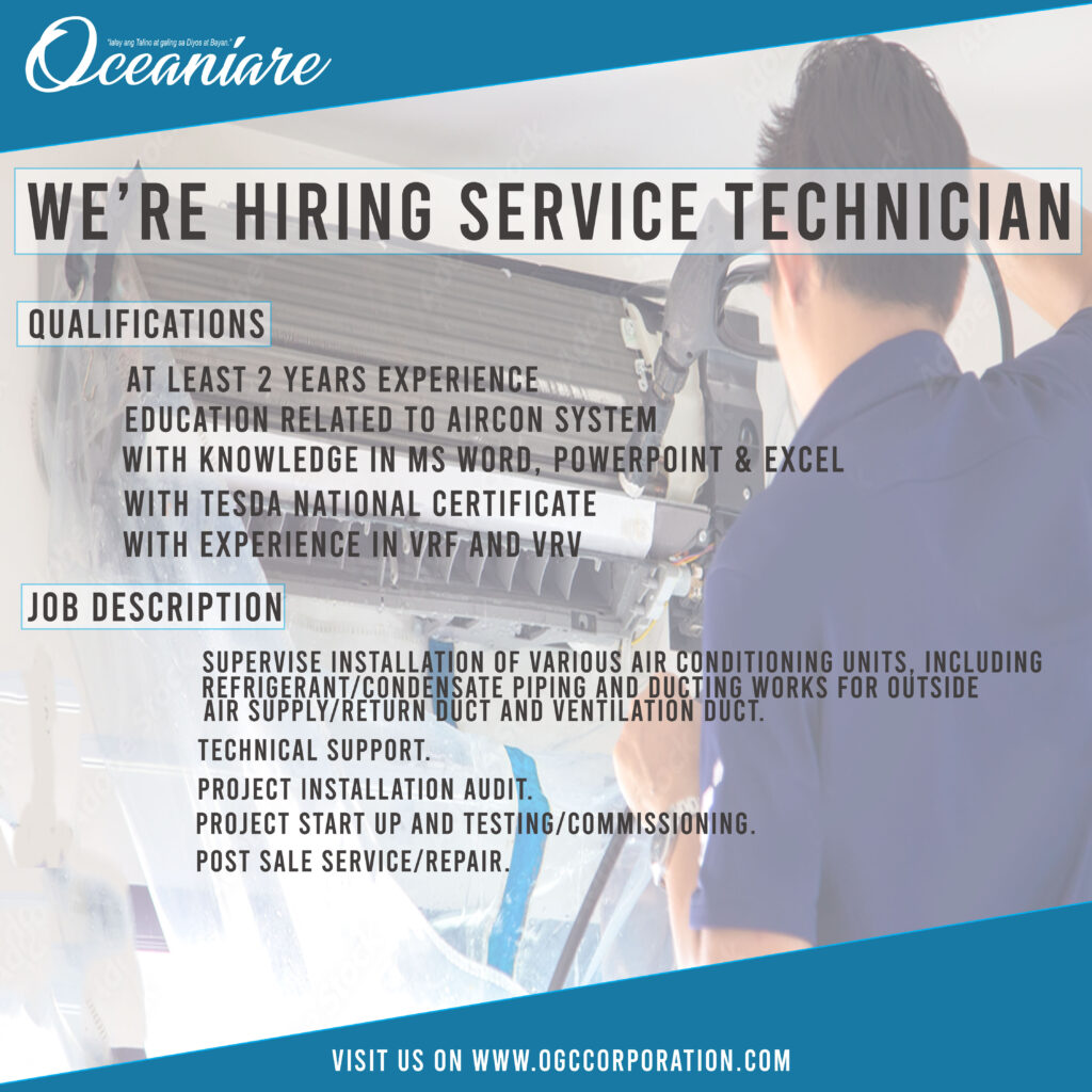 Hiring-Poster-2022 - Oceaniare General Contracting Corp.